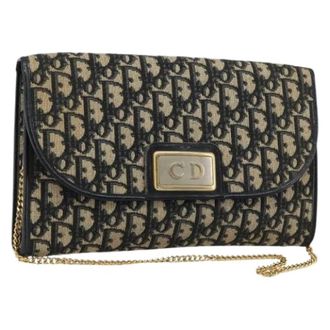 Dior Pre-owned Vintage Trotter Canvas Shoulder Bag - - Pre-owned - Damen - Mehrfarbig - ONE SIZE