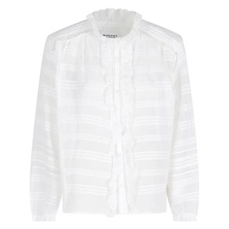 Isabel Marant Damen, Blusen & Hemden, Wei&szlig;, SGr&ouml;&szlig;e
