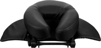 Hemobllo Mikikit Praktisches Gesichts Kissen f&uuml;r Massagebett Schwarzes Pu Schwamm Polster Langlebiges Hautfreundliches Kopfkissen f&uuml;r B&uuml;ro und Entspannung Ergo