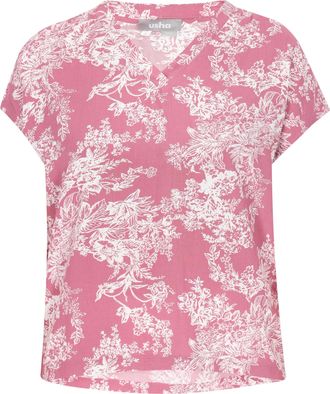 Felipa Bluse Frauen rosa wei&szlig;