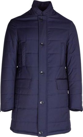 Loro Piana Homme, Manteaux, Bleu, Taille: S Down Manteaux