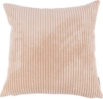 Schöner Leben Kissenhülle Breitcord Baby Rib beige div. Größen, Größe:80x80cm (HxB)