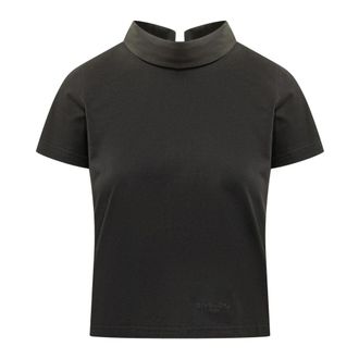 Givenchy T-Shirt mit hohem Kragen - - Tops - Damen - Schwarzk - M