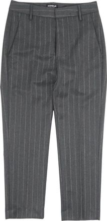 Dondup Femme, Pantalons, Gris, Taille: W25 Cropped Pantalons