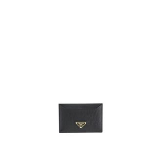 Prada Kalbsleder Kartenetui - - Accessories - Damen - Schwarzk - ONE SIZE