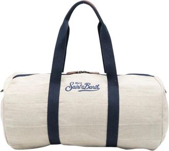 MC2 Saint Barth Homme, Sacs, Beige, Taille: ONE Size Jetleg Round Travel Duffle