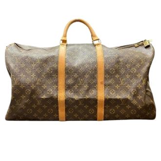 Louis Vuitton unisex, Pre-owned, Brun, Taille: ONE Size Keepall Bandouliere Monogram Boston Bag doccasion