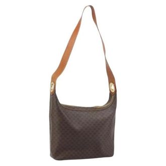 Celine Sac bandouli&egrave;re en plastique Pre-owned - Femme - Pre-owned - Brun - Taille: ONE Size