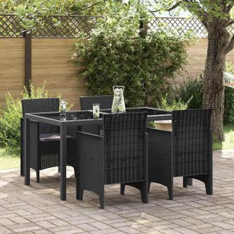 vidaXL Chaise de jardin 4 pcs Anthracite 53 x 49 x 85 cm pp Vidaxl
