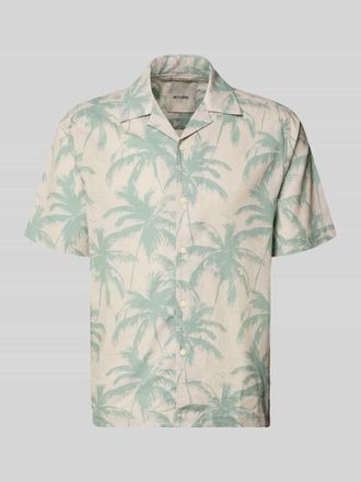 Only & Sons Regular Fit Freizeithemd aus Baumwoll-Leinenn-Mix Modell CAIDEN