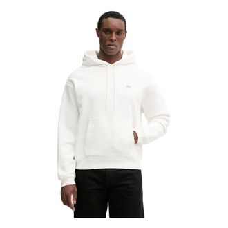 Lacoste Sweat &agrave; capuche en molleton &eacute;pais - Homme - Sweatshirts et sweats &agrave; capuche - Blanc - Taille: 2XL