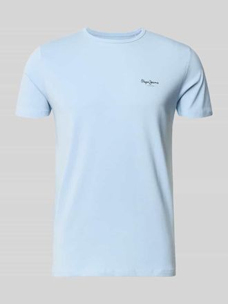 Pepe Jeans London Slim Fit T-Shirt aus Baumwoll-Mix Modell ORIGINAL BASIC 3N