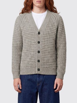 Roberto Collina Cardigan en alpaga et laine &agrave; col V et fermeture boutonn&eacute;e
