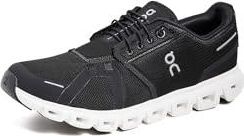 On Mens Cloud 6 Sneakers, Black | White, 11.5 Medium US