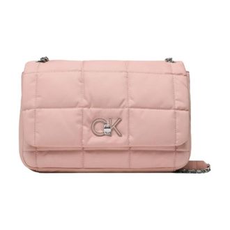 Calvin Klein Re-Lock Quilt Schultertasche - - Bags - Damen - Rosa - ONE SIZE