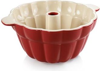 Tescoma 622204 Delicia Moule c&eacute;ramique a kouglof, rouge, 28,5 cm