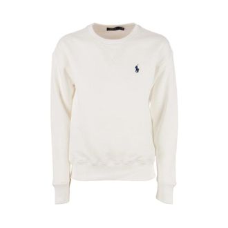 Ralph Lauren Rundhalsausschnitt Baumwoll-Sweatshirt - - Sweatshirts & Hoodies - Herren - Wei&szlig; - M