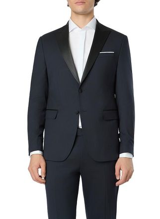 Joop Herren Sakko blau Woll-Stretch