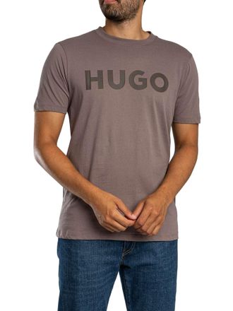 HUGO BOSS Dulivio Grafik-T-Shirt, Grau