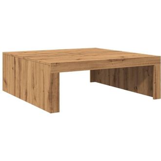 vidaXL Couchtisch Artisan-Eiche 100x100x35 cm Holzwerkstoff - Vidaxl