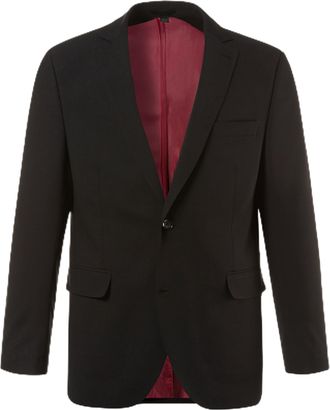 JP1880 Herren große Größen Übergrößen Menswear L-8XL Anzug-Jacke, Baukasten-Sakko Zeus, FLEXNAMIC, Schnurwoll-Qualität schwarz 134 705512130-134