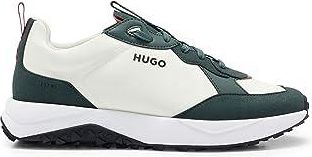 HUGO BOSS Hommes Kane Runn Baskets en mélange de matières avec Semelle extérieure en Gomme EVA