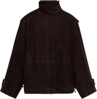 Rotate Wildlederjacke - - Jackets - Damen - Braun - XS