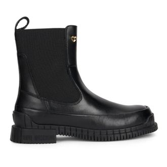 Love Moschino Pull Tab Boots - - Shoes - Damen - Schwarzk - 39 EU