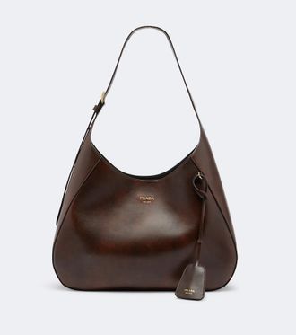 Prada Sac port&eacute; &eacute;paule Prada Boogie Large en cuir