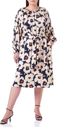 Seidensticker Damen 133582 Kleid, Creme, 44