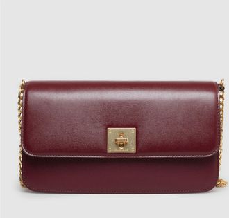 Golden Goose Sac Gioia Cuir Bordeaux