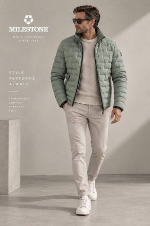 Milestone Steppjacke MSHopper aus hochwertigem Stretch-Nylon