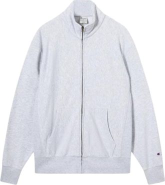 Champion Homme, Sweatshirts et sweats &agrave; capuche, Gris, Taille: S Reverse Wave Full Zip