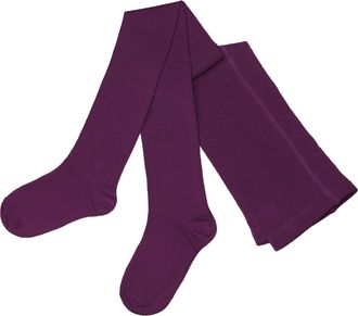 Weri Spezials Strumpfhose f&uuml;r Damen Warm Blickdicht Baumwolle in mehreren Farben und Gr&ouml;ssen auch in &Uuml;bergr&ouml;&szlig;en (46-48, Traube)