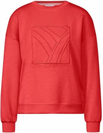 Cecil Damen, Sweatshirts & Hoodies, Rot, LGr&ouml;&szlig;e