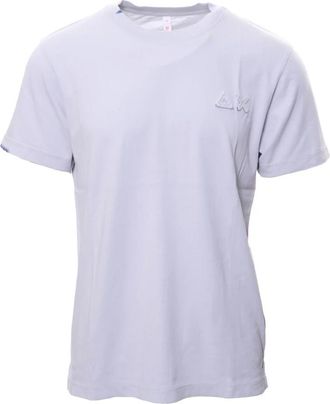 Sun 68 Homme, Tops, Gris, Taille: M T-shirt D&eacute;lavage Vintage