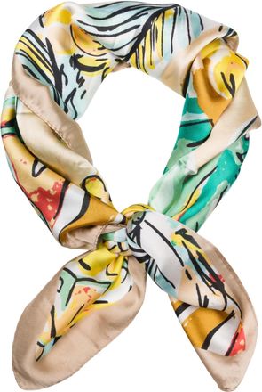 styleBREAKER Tuch Halstuch Palmen Muster Popart Style