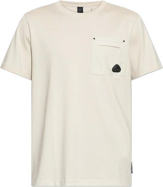 Moose Knuckles Homme, Tops, Beige, Taille: S Dalon T-Shirt
