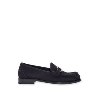 Ferragamo Femme, Chaussures, Bleu, Taille: 39 1/2 EU Mocassins