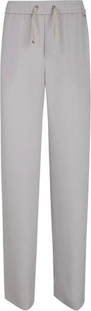 Herno Femme, Pantalons, Beige, Taille: 36 FR Pantalon en satin d&eacute;contract&eacute;