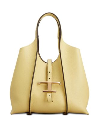 Tod's Mini T Timeless Hardware-Shopping-Tote Bag - Gelb