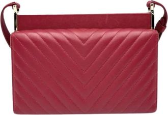Chanel Sac port&eacute; &eacute;paule doccasion - Femme - Pre-owned - Rouge - Taille: ONE Size