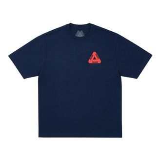 Palace Tri Lingual T-Shirt - - Tops - Herren - Blau - L