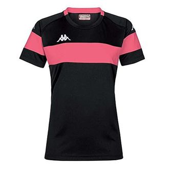 Kappa DARETA T-Shirt, Noir/Rose, M Femme