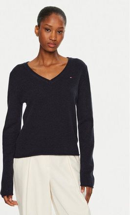 Tommy Hilfiger Pullover WW0WW43505 Dunkelblau Regular Fit