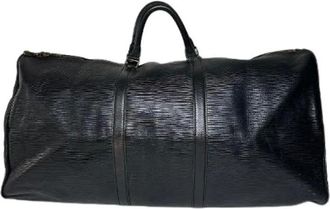 Louis Vuitton unisex, Pre-owned, Noir, Taille: ONE Size Pre-owned Epi Keepall 60