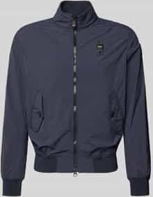 Blauer Jacke mit Pattentaschen Modell Alwin