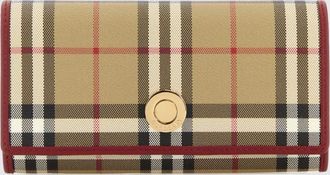 Burberry Geldb&ouml;rse Damen Farbe Burgunderrot