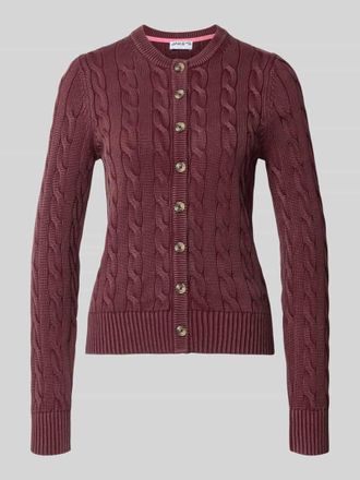 Jake*s Casual Relaxed Fit Strickjacke aus reiner Baumwolle