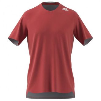 adidas Designed 4 Running Tee Funktionsshirt f&uuml;r Herren | rot